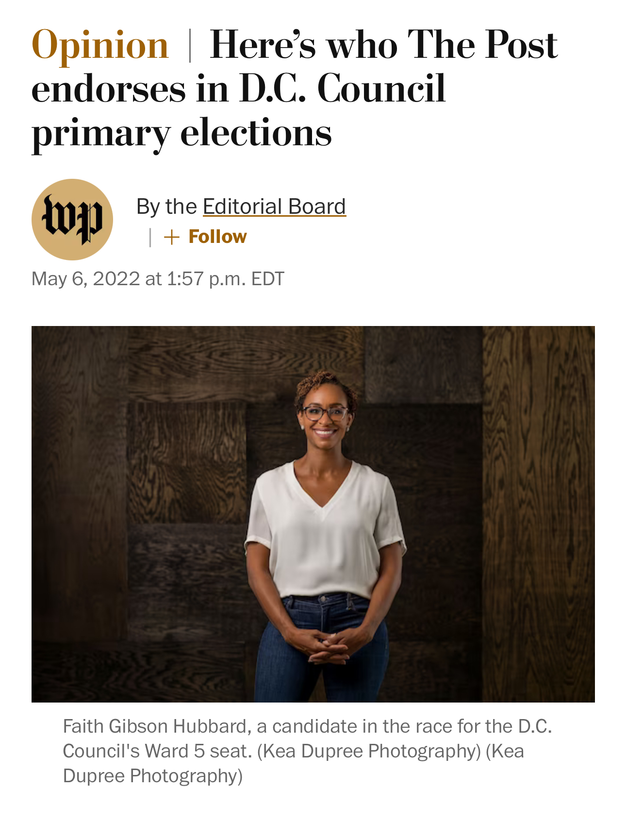 Articles, Media, and More… – Faith Gibson Hubbard, PhD